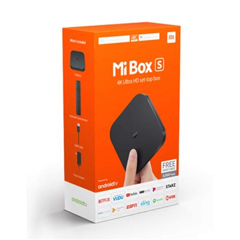 Xiaomi Mi Box S K Hdr Android Tv With Google Assistant Smart Tv Box