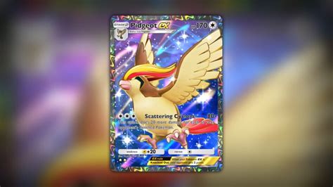 Pidgeot Ex 79 ⭐⭐ Mythical Island • Pokémon Tcg Pocket
