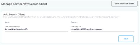 How To Install A Search Client In ServiceNow