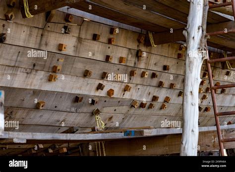 Wooden Framework And Scaffolding On A Construction Site Showing The Intricate Details Of Wooden Framework And Scaffolding On A Construction Site Showing The Intricate Details Of