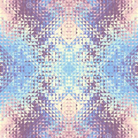 Geometric Seamless Pattern Of A Triangles In Low Poly Style Stock Vector Illustration Of