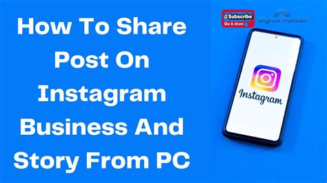 How To Share Post On Instagram Business And Story From Pc Instagram