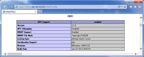 Centos 6 Apache D Enable Apc Server World
