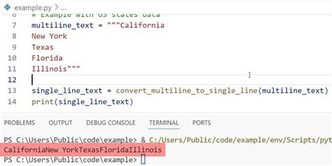 How To Convert Multiline String To Single Line In Python