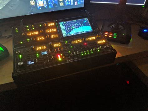 flight simulator custom controls arduino project hub