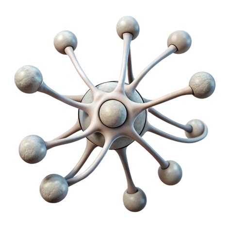 Impressive Traditional Neuron Network White Background Cutout Premium