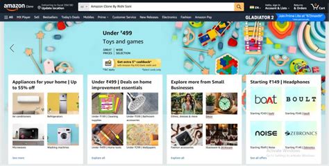Webdevelopment Frontend Html Css Javascript Amazonclone Coding Rishi Soni
