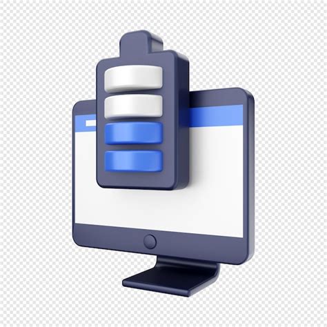 Premium Psd 3d Computer Function Battery Saver