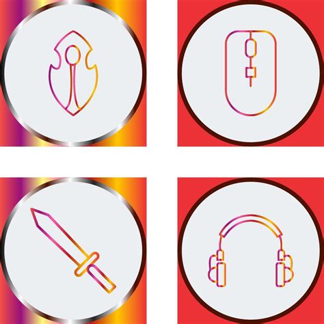 Game Character And Mouse Icon 44706147 Vector Art At Vecteezy