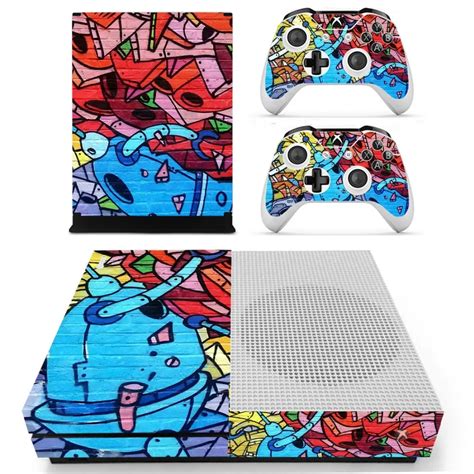 Bomb Graffiti Skin Sticker Decal For Microsoft Xbox One S Console And 2