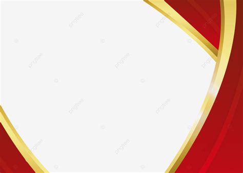 Red Gradient And Golden Curve Wave Abstract Red Wavy Curve Golden