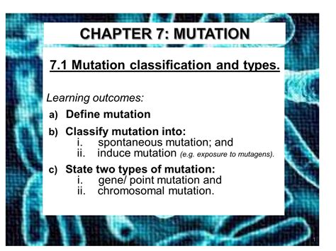 Induced Mutation