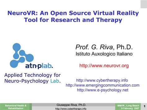 neurovr open source vr toolkit for behavioral healthcare and