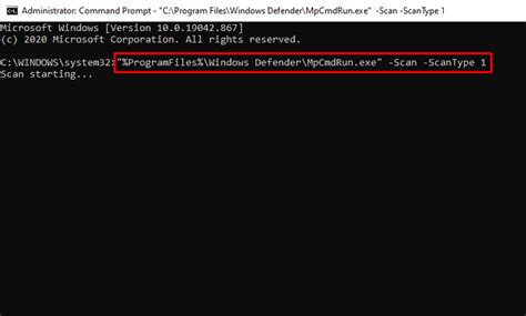 How To Use Microsoft Defender Antivirus From Command Line On Windows 10