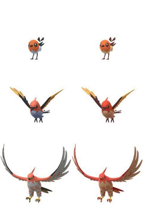 Shiny Fletchling Shiny Fletchinder And Shiny Talonflame Will Make Their Pokémon Go Debuts On