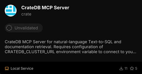Cratedb Mcp Server Mcp Servers Lobehub