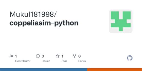 Github Mukul181998coppeliasim Python