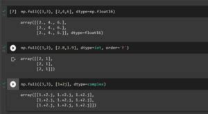 NumPy Full Function AskPython