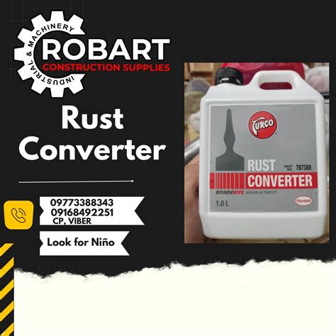Rust Converter Commercial And Industrial Construction Tools And Equipment