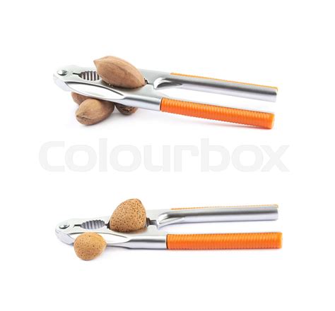 Lever Nutcracker Isolated Stock Image Colourbox