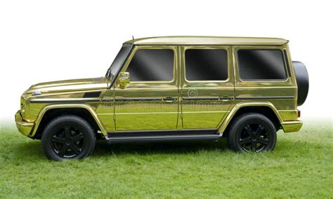 Carro Dourado Imagem De Stock Imagem De Esporte Luxo 34902577
