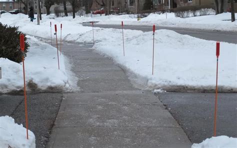 What Are Driveway Markers Or Snow Stakes Rasevic Companies