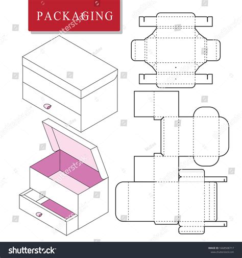 Box Template Design Product Stock Vector Royalty Free Shutterstock
