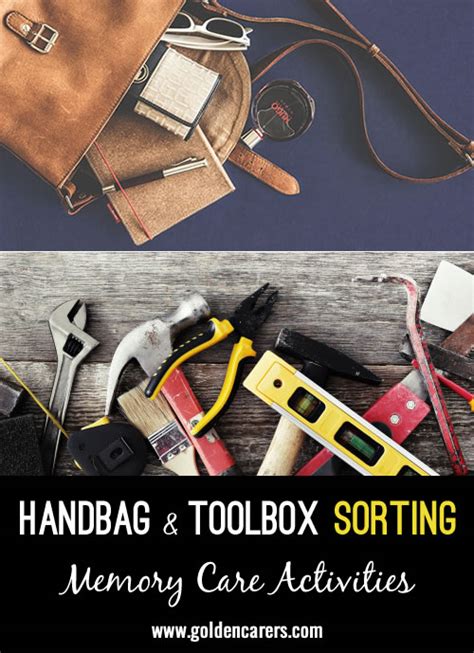Handbag Sorting Toolbox For Men