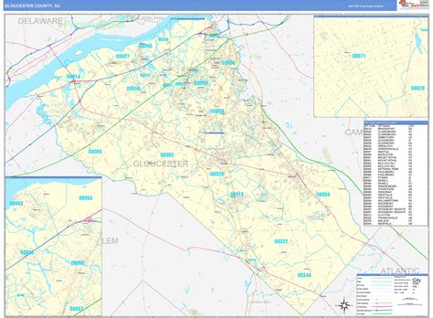 Gloucester County Zip Code Map At Raymond Rosaria Blog