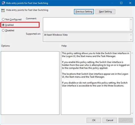 How To Disable Windows 10s Fast User Switching Feature Windows Central