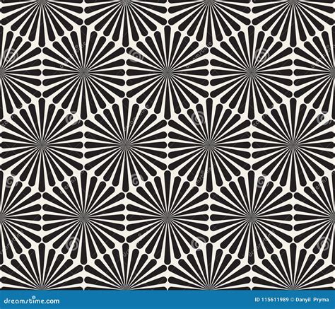 Vector Seamless Geometric Pattern Simple Abstract Lines Lattice Stock Illustration