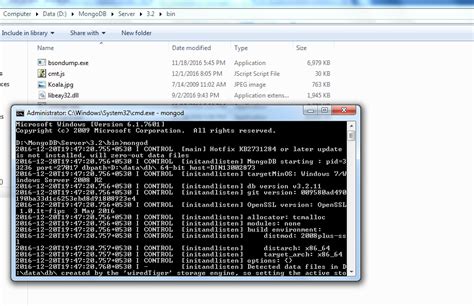 guía paso a paso cómo cargar un archivo en mongodb desde una