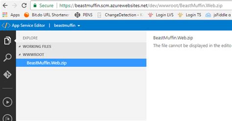Deploy Azure App Service Task Not Actually Deploying A Migrated Asp