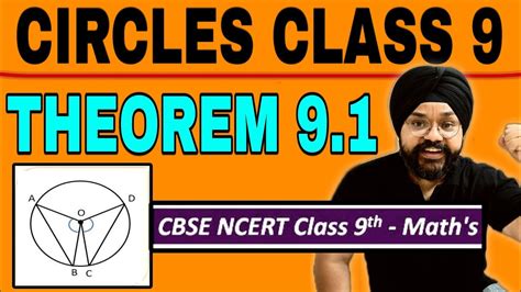 Chapter Theorem Circles NCERT Maths Class CBSE YouTube