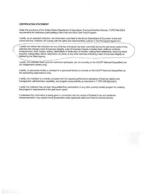 Certification Statement Pdf Certification Statement Pdf