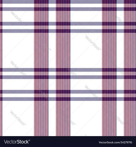 Red Navy Glen Plaid Textured Seamless Pattern Vector Image