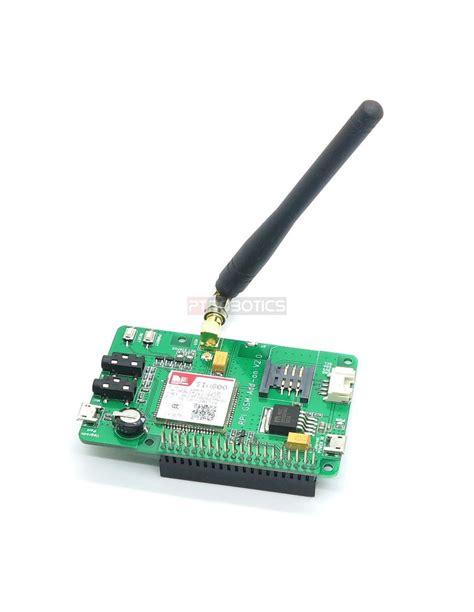 Raspberry Pi Sim800 Gsm Gprs Add On V20 Module Shield For Rpi Ha
