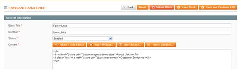 magento how to manage static blocks template monster help