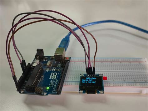 hello alexa using oled display module with arduino