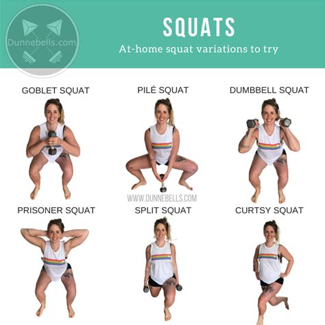 6 Squat Types And Weight Loss Exercises To Try At Home — Dunnebells