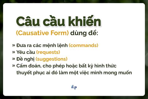 Áp Dụng Câu Cầu Khiến Causative Form Giao Tiếp Tiếng Anh