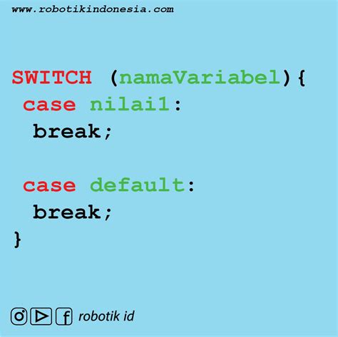 switch case pemrograman arduino ide belajar arduino dari dasar