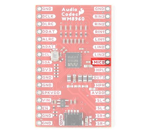 Audio Codec Breakout WM8960 Hookup Guide SparkFun Learn
