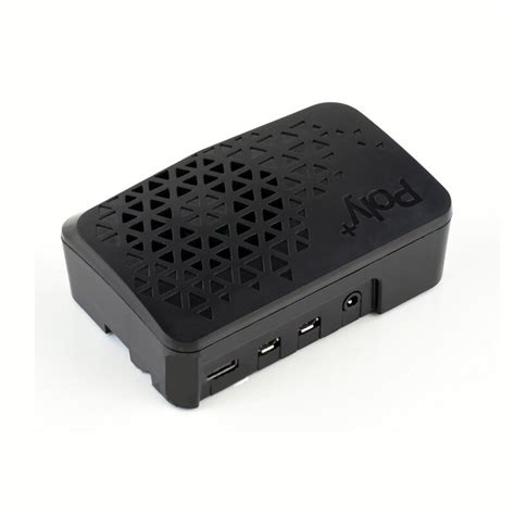 Raspberry Pi 4 Model B Black Poly Case With Dedic Grandado