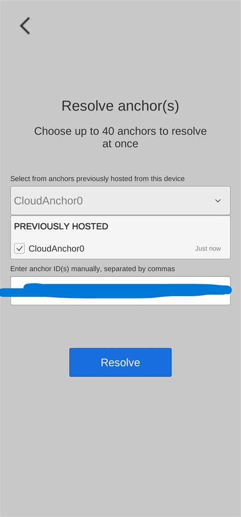 Unity ARCore CloudAnchors