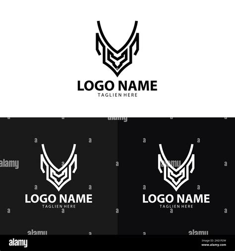 Head Goad Line Logo Design Vector Stock Vector Image And Art Alamy