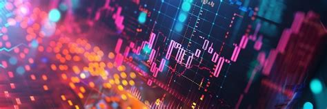 Digital Stock Market Data Visualization With Abstract Background This Image Depicts A Digital