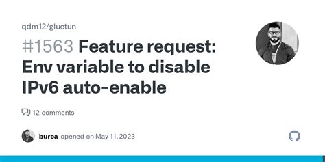 Feature Request Env Variable To Disable IPv6 Auto Enable Issue 1563 Qdm12 Gluetun GitHub