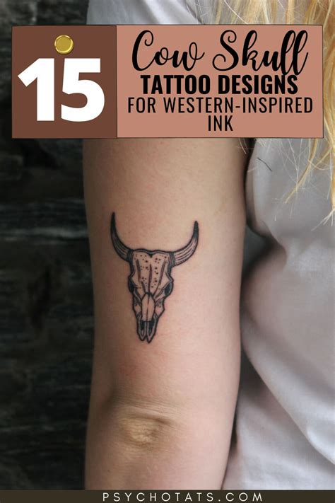 15 Cow Skull Tattoo Designs For Western Inspired Ink Psycho Tats