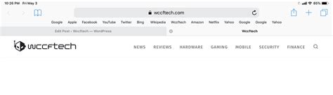 How To Enable Favorites Bar In Safari For IPad